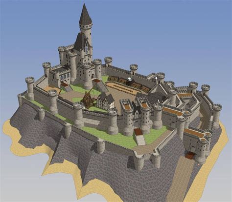 Honorguard Medieval Castle Layout Castle Layout Minecraft Medieval