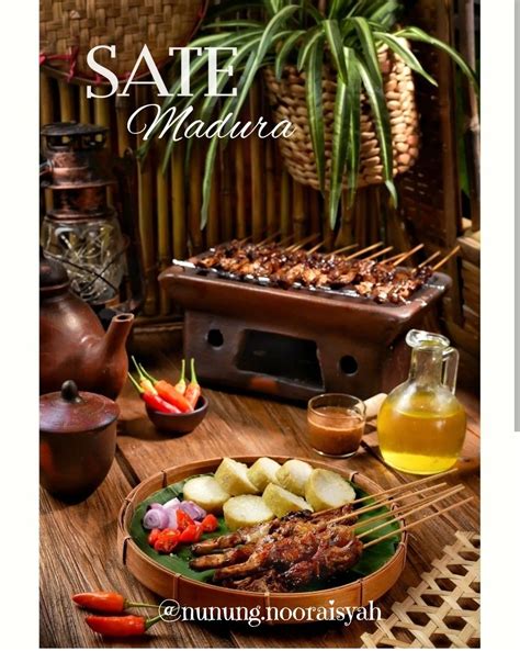 Sate Madura Indonesian Satay Recipe Dapur Tradisional Ayam Bakar