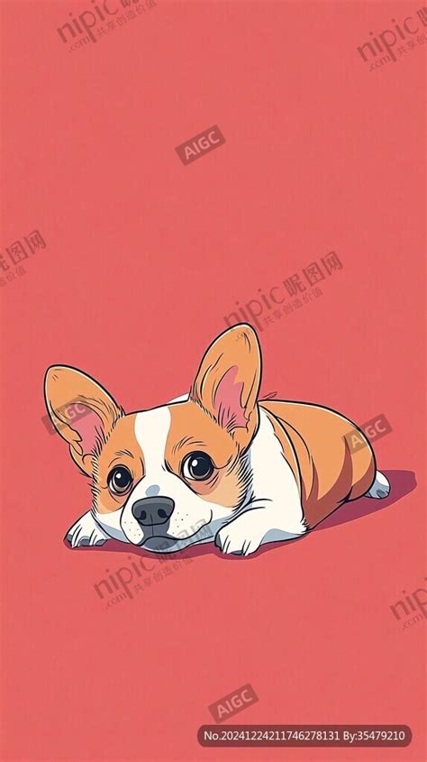 Ai创作图卡通狗狗壁纸 卡通狗狗形象俏皮搞笑 Q版小狗插画 原创卡通柯基 原创卡通小狗狗 2018年卡通狗高清 卡通狗形象吉娃娃 原创卡通柯基