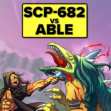 Scp 682 Vs Scp 076 The Warrior And The Dragon Scp 682 Is A Keter