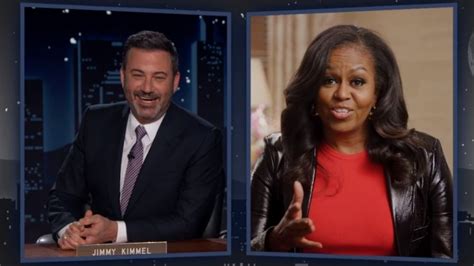 Michelle Obama Shuts Down Jimmy Kimmels Question About Her Sex Life Video Lens