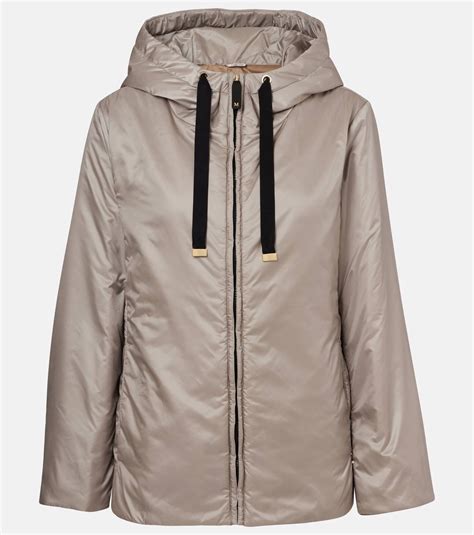 Max Mara The Cube Greenh Padded Canvas Jacket Reversible