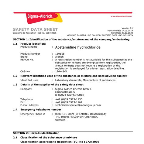 Acetamidine Hydrochloride Sapdf Docdroid