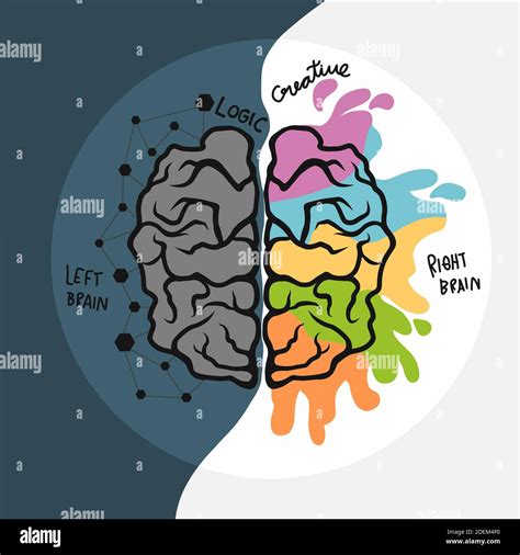 Right Brain Vs Left Brain Drawing Left Side Of The Brain Vs Right Side