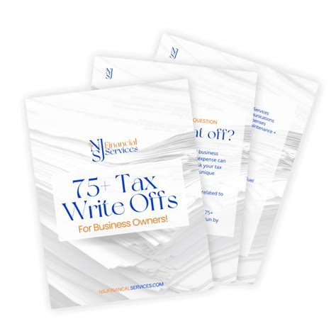 75 Tax Write Offs Nsj Financial Services