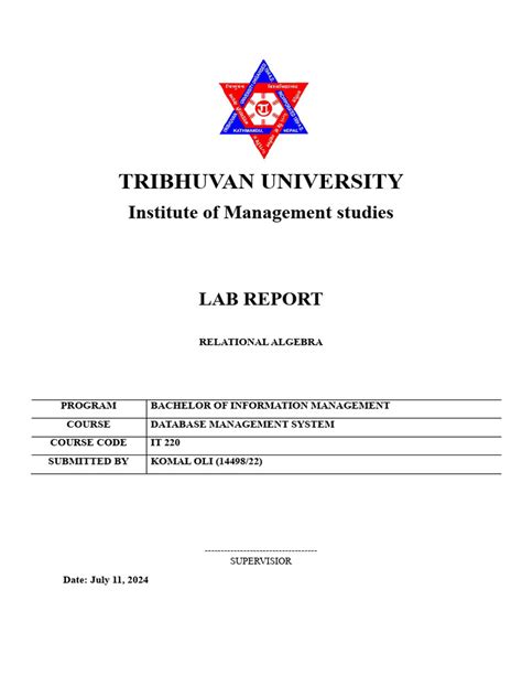 Labreportdbms Pdf Relational Database Data Model