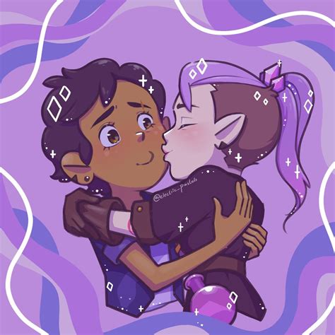 I Drew Lumity Because Theyre Just So Cute💙💜 Rtheowlhouse