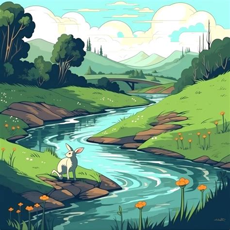 Cute Riverside Illustration Images Free Download On Freepik
