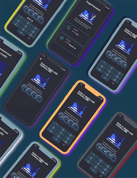 Password Reset UI Behance