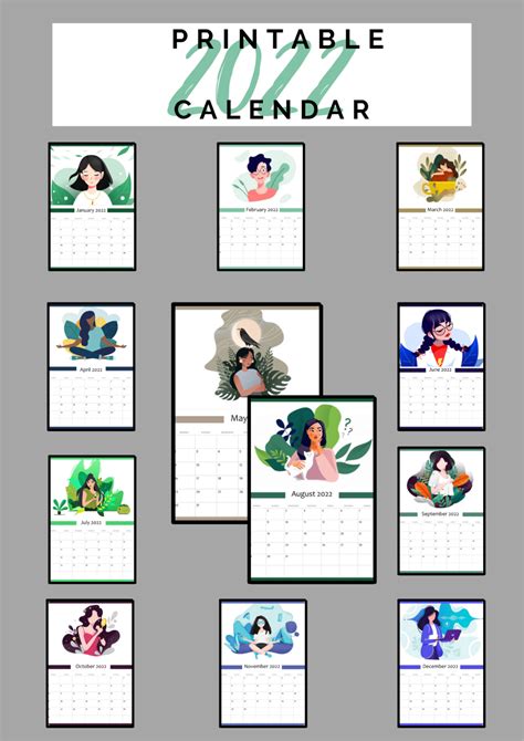 Printable Calendar Monthly Calendar