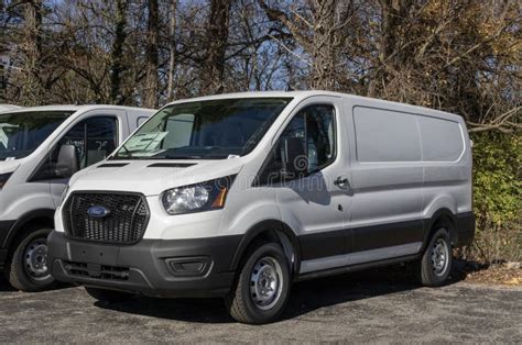 Ford Transit 150 Lr Cargo Van Display At A Dealership Ford Offers The