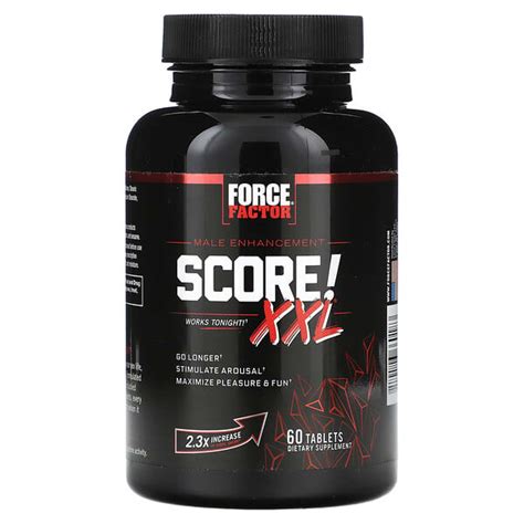 Force Factor Score Xxl Male Enhancement 60 Tablets