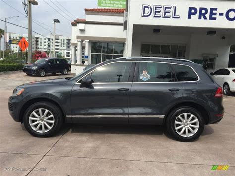 2012 Dark Flint Metallic Volkswagen Touareg Vr6 Fsi Sport 4xmotion