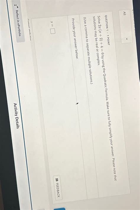 Solved Allquestion 1 1 ﻿pointsolve 2xx240 ﻿by Using