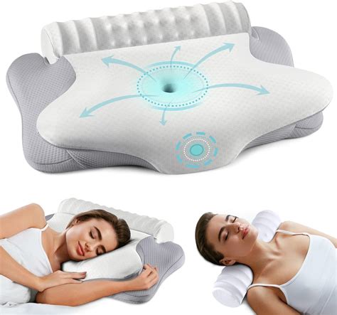 Onesmile Cervical And Roll Neck Pillow 2 In 1 Ergonomic