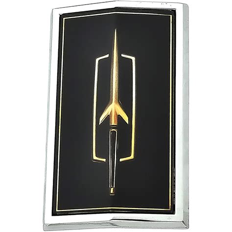 1976 Oldsmobile Cutlass Delta 98 Nose Emblem Rocket Logo Black And Gold Oer Restoration