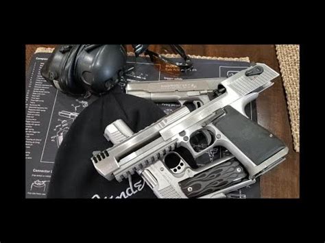 Shooting The Desert Eagle 50 Ae Straight Out Of The Box With One Hand