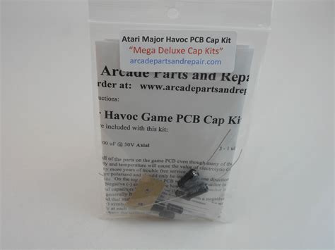 Atari Major Havoc Game Pcb 105c Cap Kit Arcade Parts And Repair