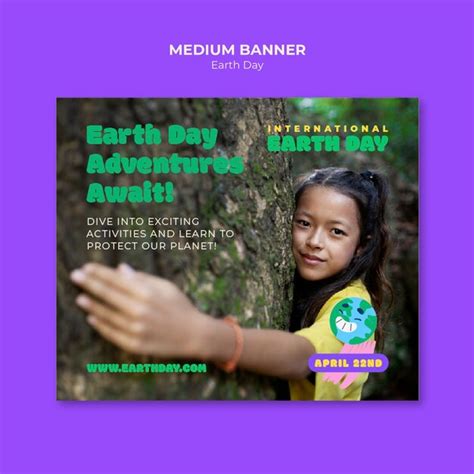 Free Psd Earth Day Template Design