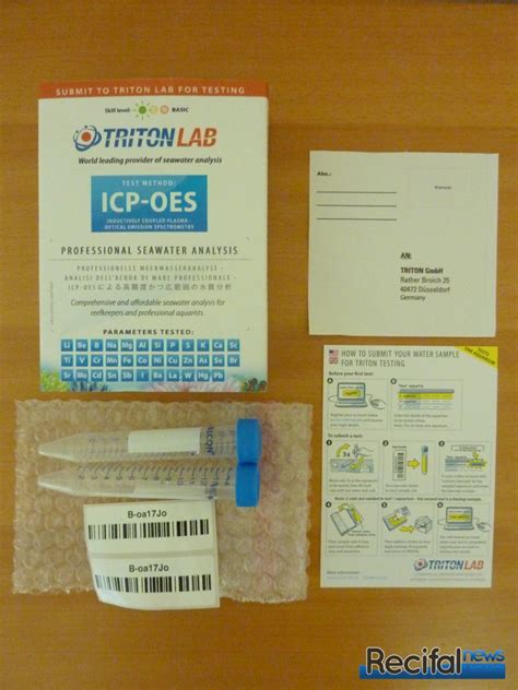 Testing The Triton Lab Analysis Kit Récifal News