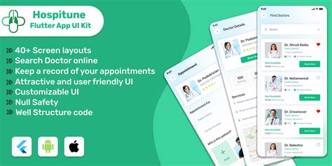 Hospitune Doctor Appointment System Flutter Ui By Cropstonelab Codester