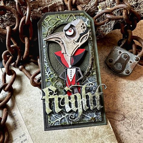 Tim Holtz Halloween Ideas 2025 The Count Tim Holtz Cards Halloween