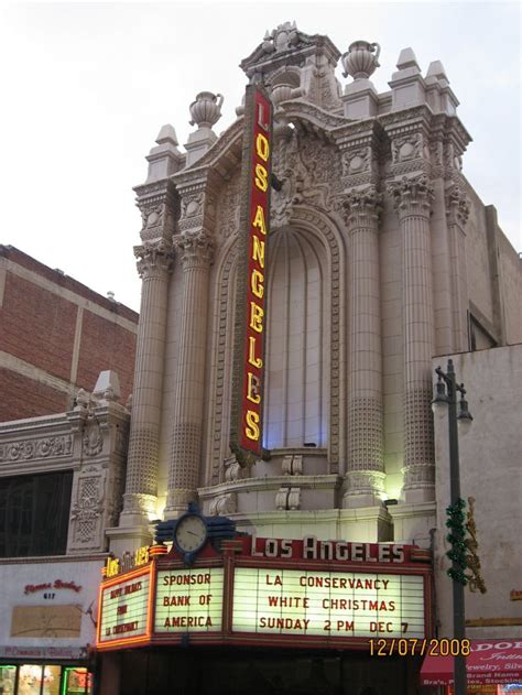 The Exterior Of The Los Angeles Theater Los Angeles Theatre