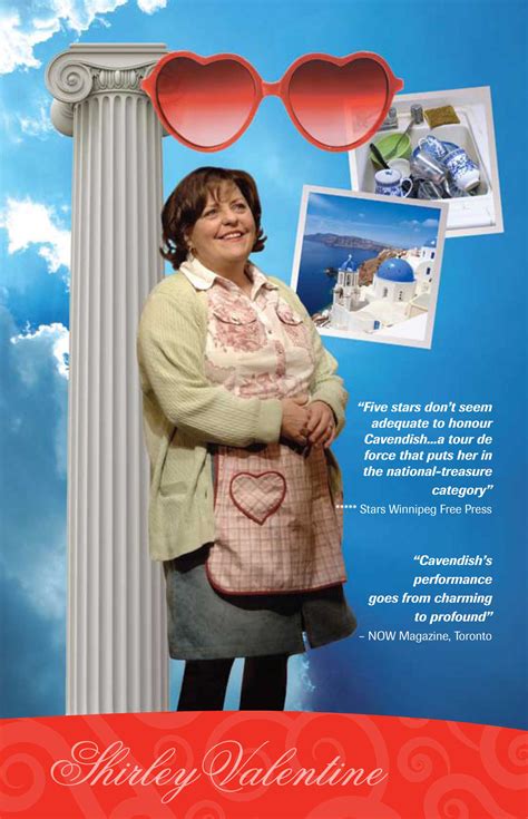 Nicola Cavendish Is Shirley Valentine An Interview Appearing May 15