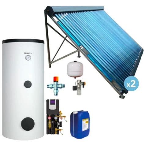 Kit Chauffe Eau Solaire Avec Capteurs à Tubes Sous Vide 300 Litres