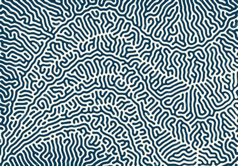Premium Vector Turing Reaction Diffusion Pattern With Abstract Motion