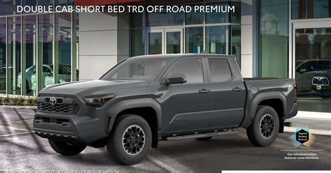 Toyota Tacoma 4x4 Double Cab Auto Sb Toyota On The Trail