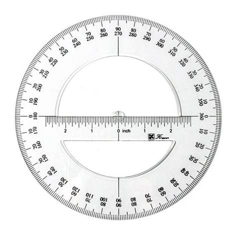 Be Tool 360 Degree Protractor Ruler Circle Measuring Tool For Drawing