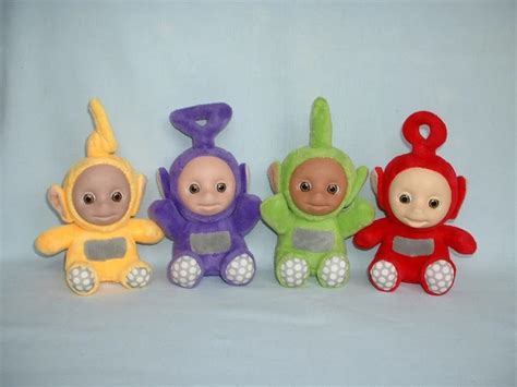 Teletubbies Set Of 7 Super Soft Beanie Plush Toys Dipsy Laa Laa Tinky Winky Po £16 12 Picclick Uk