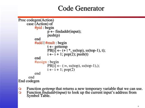 Ppt Intermediate Code Generation Powerpoint Presentation Free