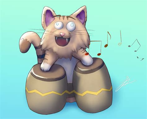 Bongo Cat By Buttersnail On Deviantart