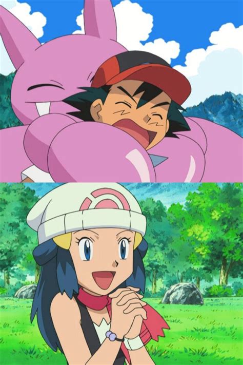 Ash And Dawn Pokemon Perla Y Diamante Pokemon Pokemon Diamante