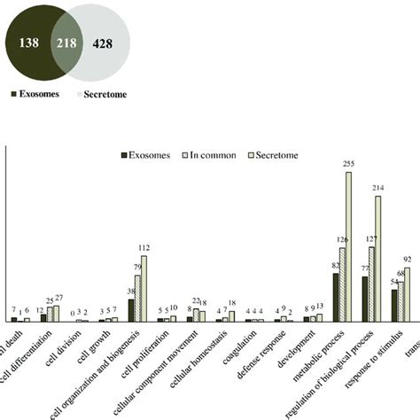 Proteomic Analysis Of Clsc Secretome And Exosomes A Venn Diagram
