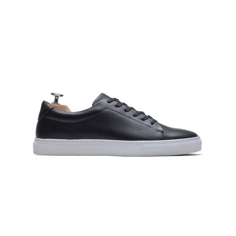 Basket Sneakers Kooper En Cuir Noir Rudys Paris
