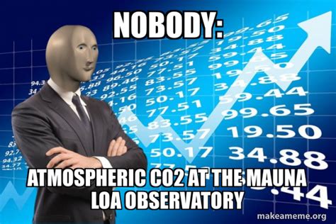 Nobody Atmospheric Co2 At The Mauna Loa Observatory Stonks Only Go