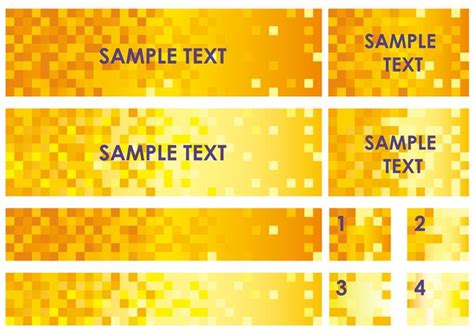 Set Of Assorted Bannersbackgrounds With Polygon Texture 533387 Vector