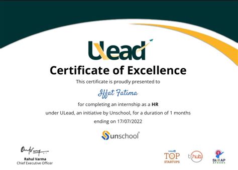 Iffat Fatima On Linkedin It Was An Amazing Experience Working At Unschool Where You Get To Learn