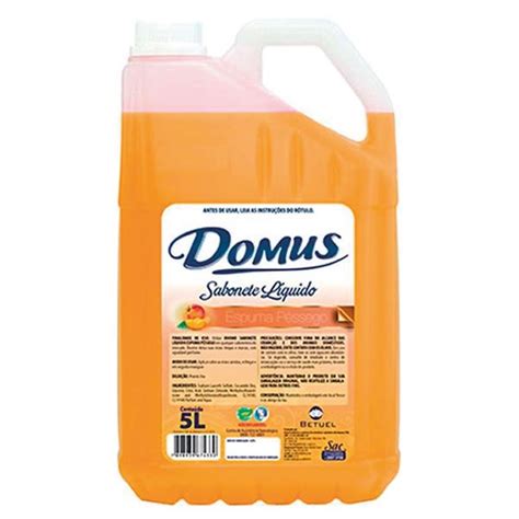 Sabonete Duomo LÍquido Perolizado PÊssego 5l Embol