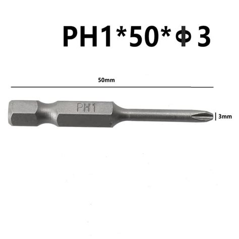 Precision Screwdriver Bit Set With Different Sizes And Types Ph00 Ph0