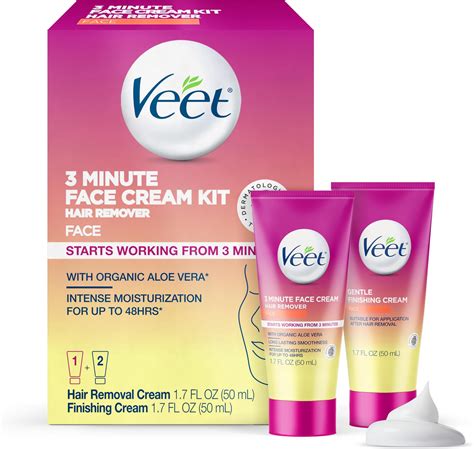 Veet 3 Minute Facial Hair Removal Cream For Women