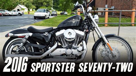 2016 Harley Davidson® Xl1200v Sportster® Seventy Two® Black Quartz