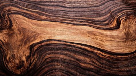 Dark Wood Texture Background Walnut Wood Grain Pattern Stock Image