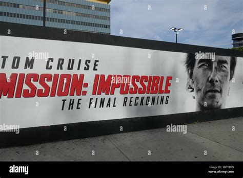 Los Angeles California Usa 16th May 2025 Tom Cruise Mission