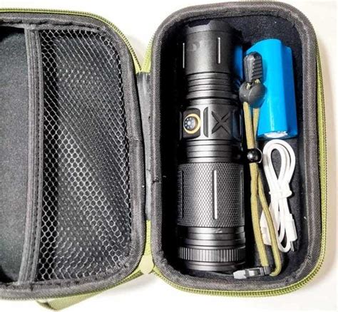 Multifunctional P90 Rl W409 Laser Led Tactical Flashlight With 1km