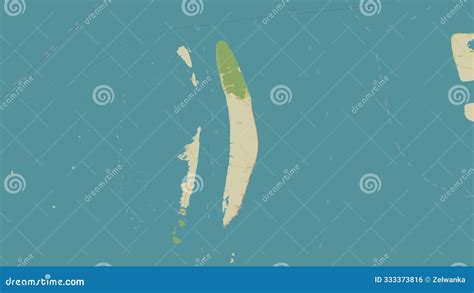 Sibutu Island Philippines Topo Humanitarian Stock Illustration