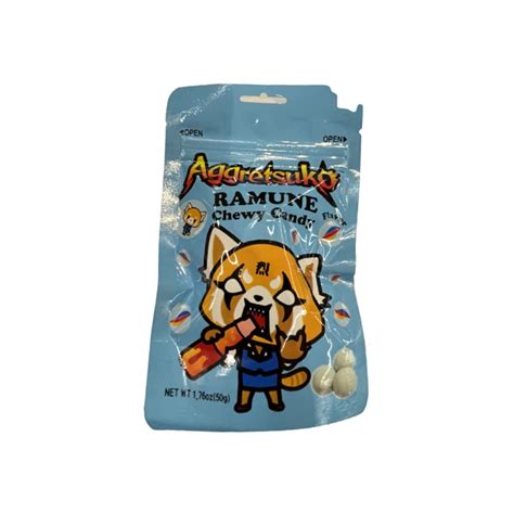 Aggretsuko Chewy Candy Ramune 1 76oz Online Streaming Show Aggretsuko Themed